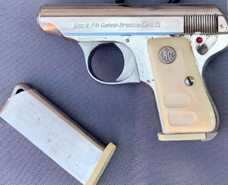 Armi Galesi Model 6 Pocket Auto – 25ACP (6.35mm) – 2 mags – Chrome – C ...