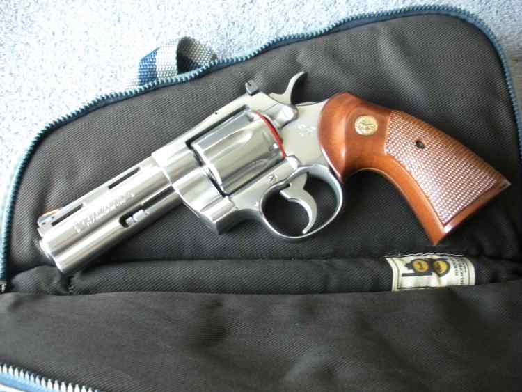 1981 COLT PYTHON 4″ STAINLESS STEEL – Yuma – Pistols | Gun Trader AZ