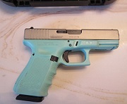 GLOCK G19 GEN 4 ROBINS EGG BLUE Apollo Custom 9MM – Arizona – Semi Auto ...