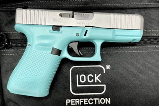 GLOCK G19 GEN5 TIFFANY BLUE FRAME STAINLESS STEEL SLIDE w/ 3 MAGS ...