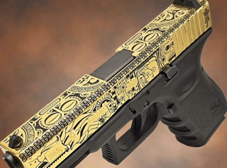 Glock 19, 9mm 24K GOLD Plated – Phoenix – Pistols | Gun Trader AZ