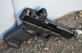 Glock 19 G5 MOS W/ Trijicon RMR Sup NS Threaded Brl Apex Trg SLR MGWL ...