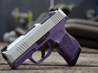 SIg Sauer P365 9mm X-Werks Purple & Satin Aluminum Optic Ready Night ...