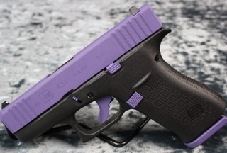 Glock 43X 9mm 10rd Custom Cerakote Bright Purple – Phoenix – Pistols ...