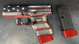 Glock 43 9mm, US Flag Cerakote, Exclusive – Phoenix – Pistols | Gun ...