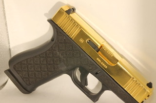 GLOCK 43X 24K GOLD PLATED 9MM BIG MONEY PISTOL – Arizona – Semi Auto ...