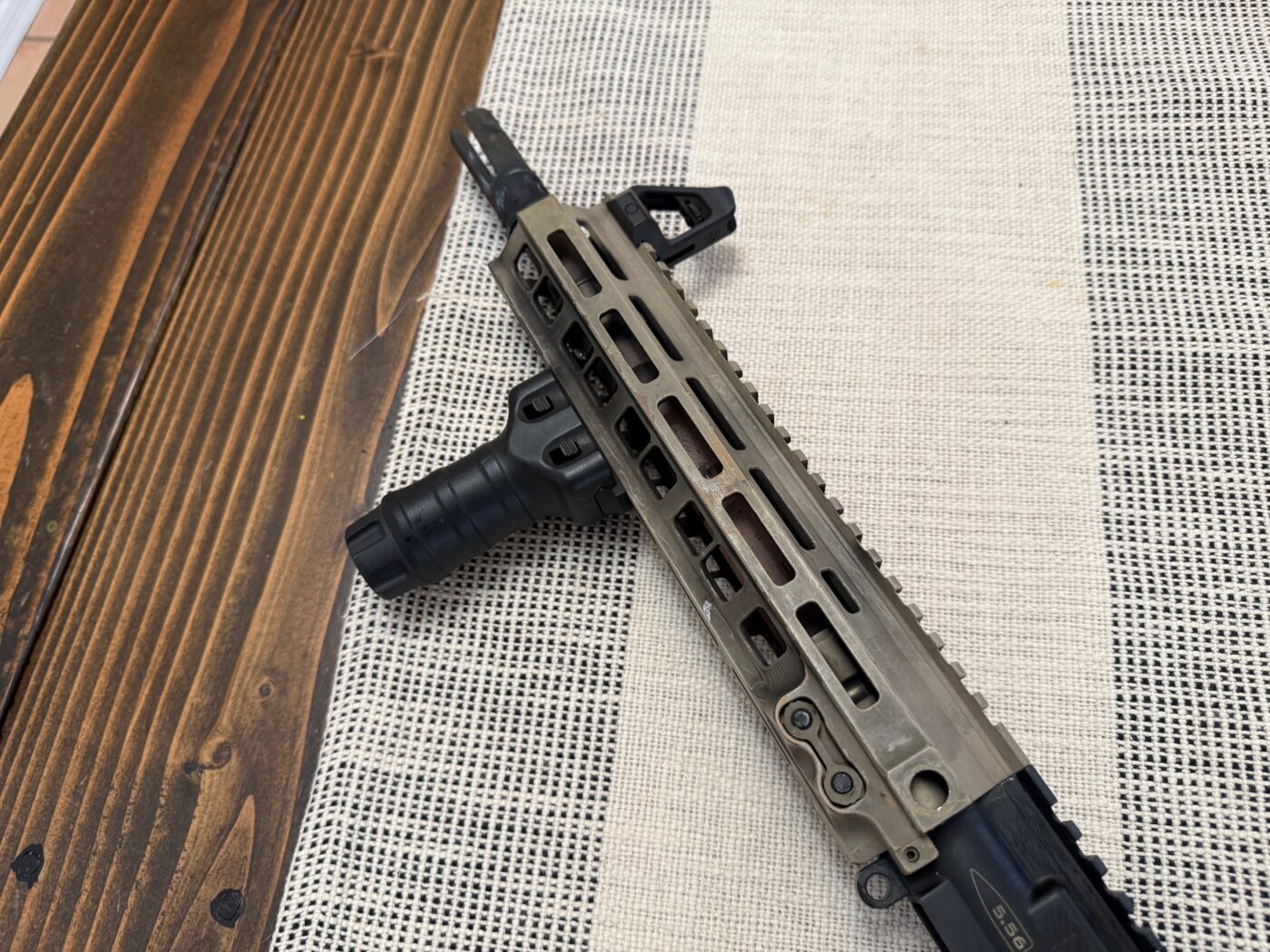 DD MK18 Upper – Geissele MK4 Rail – Surefire Warcomp – Iron Sights ...