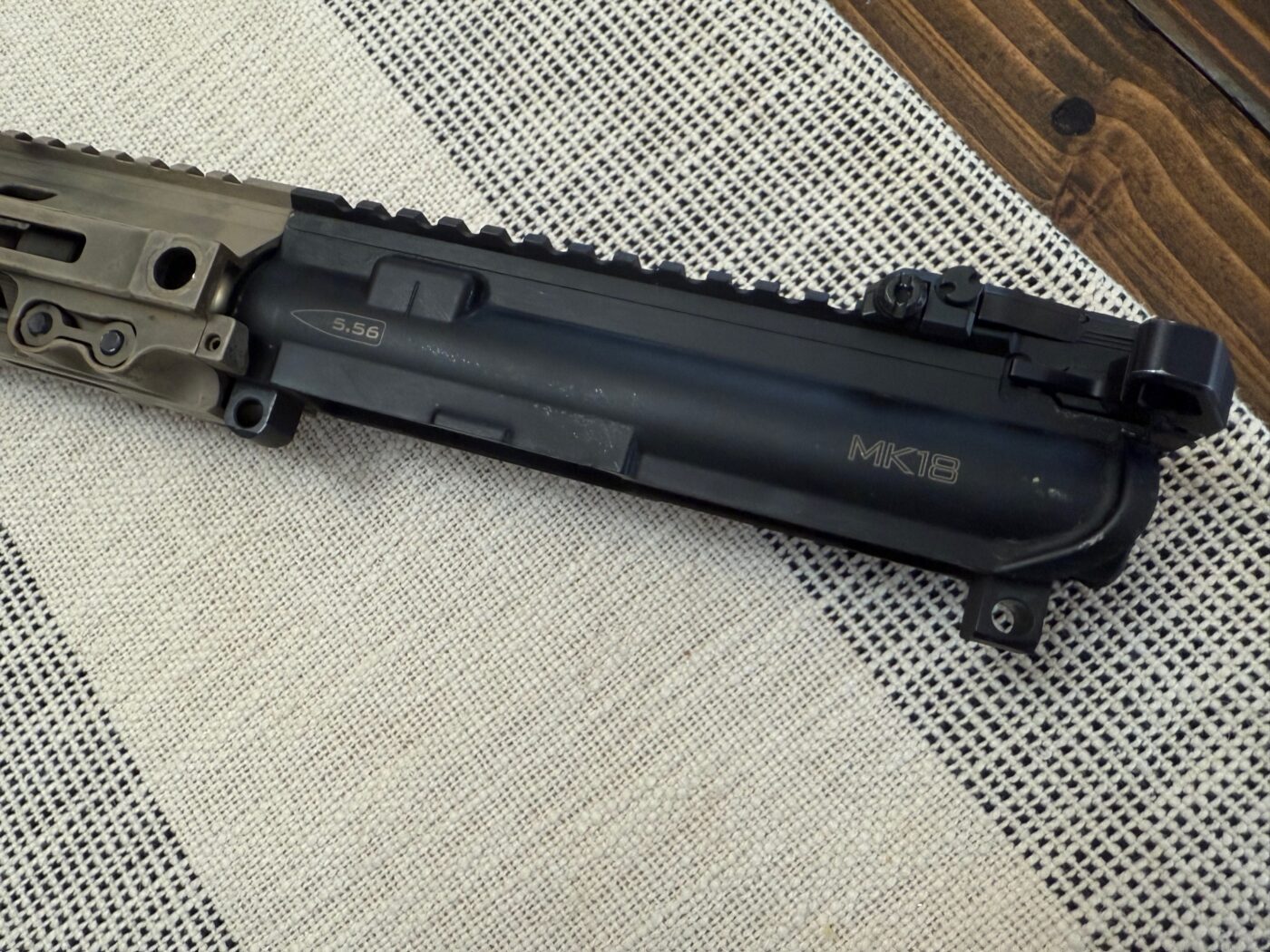 DD MK18 Upper – Geissele MK4 Rail – Surefire Warcomp – Iron Sights ...