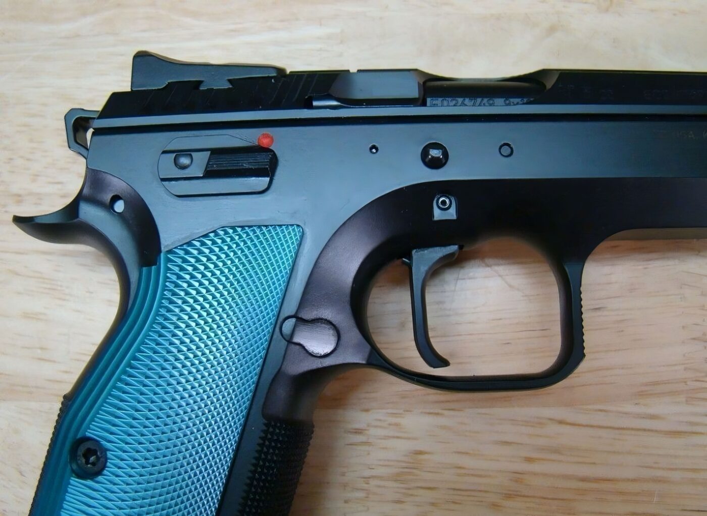 CZ 75 Tactical Sport 2 Blue Grips 9mm 20rds SA Competition Pistol ...