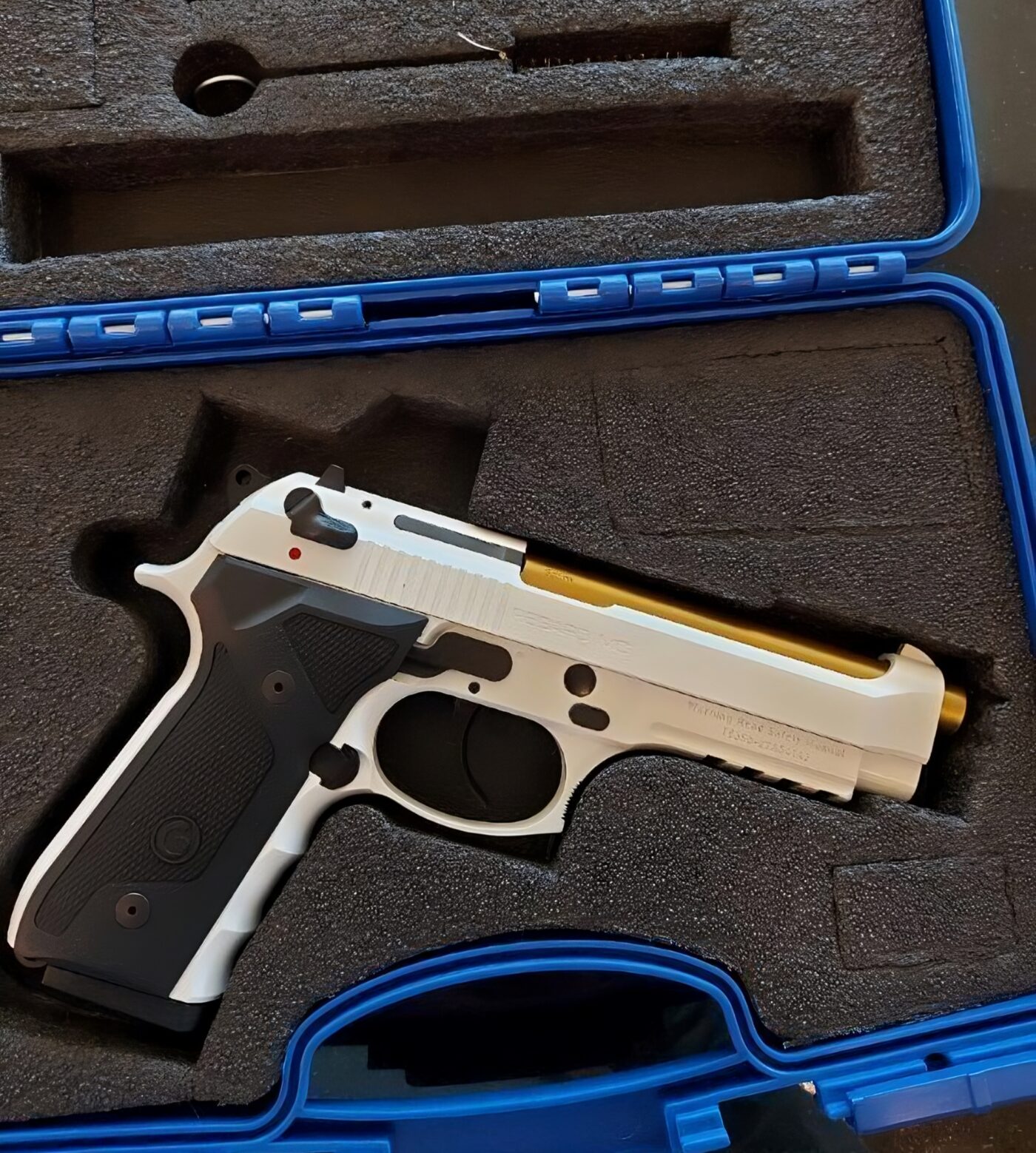 GIRSAN REGARD White Gold Barrel NIB EAA Beretta 92 FS – Phoenix – Semi ...