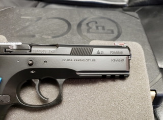 NIB CZ-USA CZ 75 SP-01 COMPETITION 9MM 4.6 FIBER OPTIC 21+1 CZ75 BLUE ...