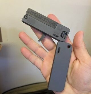 Trailblazer Firearms Lifecard 22 WMR folding handgun – Phoenix – Semi ...