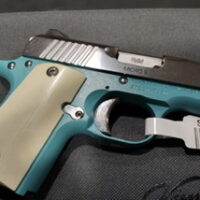 BEL AIR BLUE! KIMBER MICRO 9 6+1 POLISHED SLIDE SEMI AUTO PISTOL NEW ...