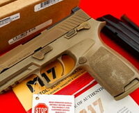 Rare & Incredible U.S. Army Decommissioned SIG M17 Surplus w/ Rack ...