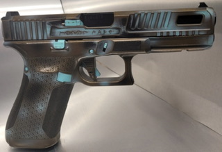 Glock G17 Gen5 MOS Custom Spartan Burnt Bronze Cerakote Stippled 1 of 1 ...